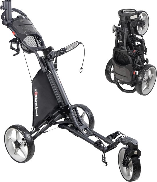 Caddylite One - Swivel V8 Zilver Golf Push Cart Trolley, One Size UK ...