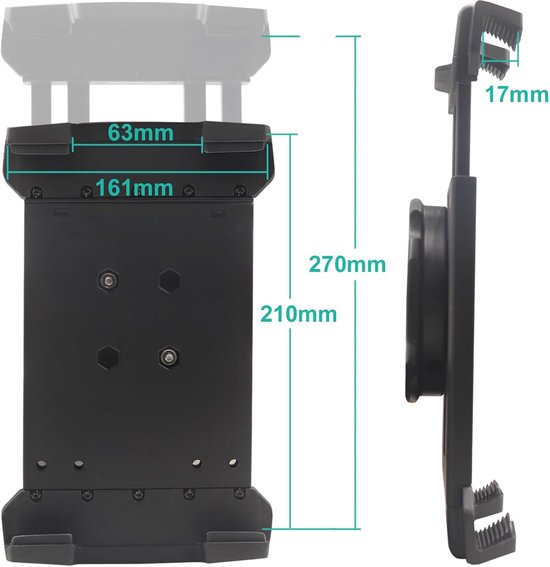 Industriële Tablet Houder met Sterke Magneet - Robuuste Tablethouder ...