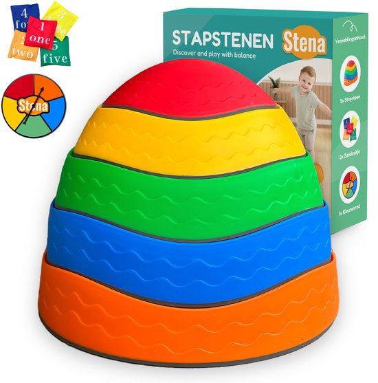 Stena Stapstenen + Zandzakjes + Kleurenrad - Stapelstenen ...