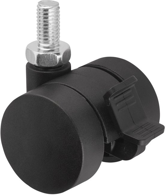 SOTECH Meubelwiel AACHEN met M8 x 15 mm schroefdraad en rem (Ø 35 mm, 40 kg... | bol