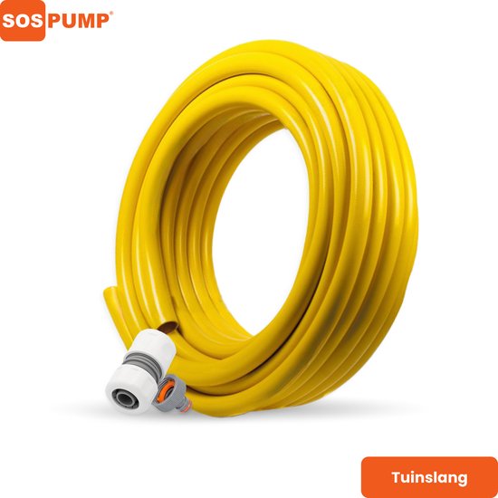 SOS PUMP ® - Extra Brede Tuinslang 25 Meter - 3/4” 19mm - Anti-Knik - Grote Waterslang... | bol