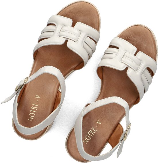 Notre-V As-2000 Sandalen - Dames - Wit - Maat 36 | bol