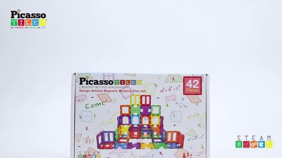 Tactic Picasso Tiles Artistry Set - 42 Pieces | bol