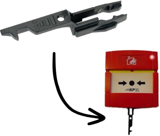 KAC Reset Sleutel - Voor handbrandmelder - 10 stuks - Universeel | bol