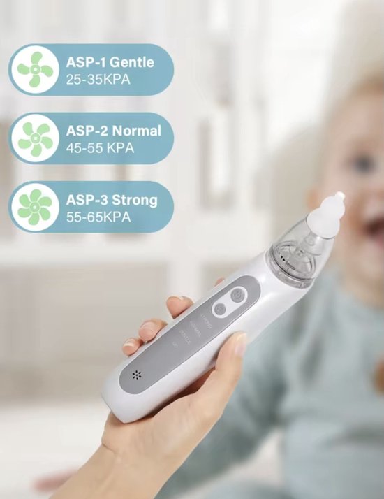 Elektrisch oplaadbare neusreiniger voor baby en kleuter | Elektrische ...
