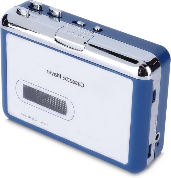 Bluetooth-cassettespeler Auto Reverse Tape Player met Bluetooth-uitgang ...