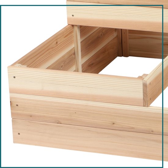 HIXA Moestuin Kweekbak - Plantenbak - Verhoogd - voor Zaden & Planten ...