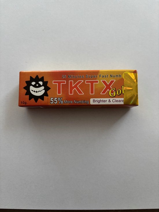 TKTX - Gold 55% - Huid verdoving - Tattoo crème - Verdovende crème ...