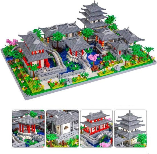 Lezi Nanoblocks Japanse bloemen tuin | Botanical Bonsai | Flowers ...