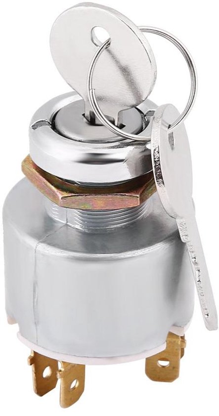 12 V Universal Motor Start Switch Ignition Switch 3 Positions On/Off Switch 2 Key -... | bol