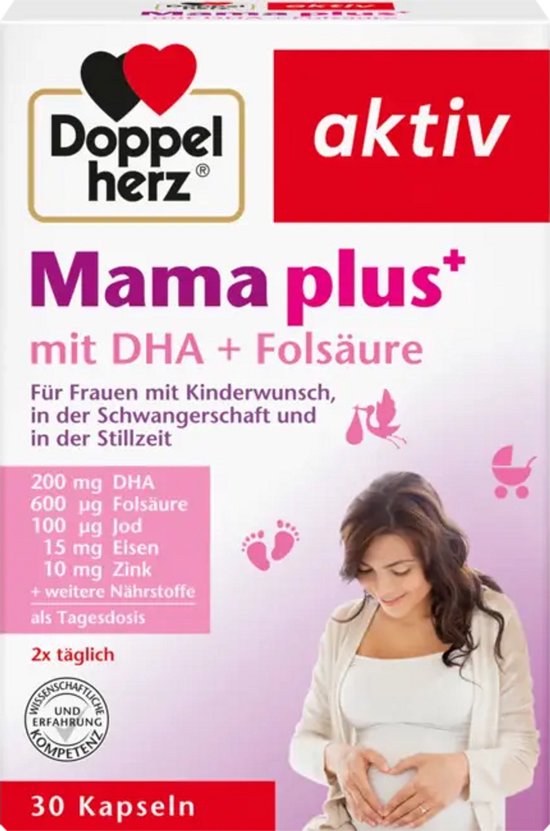 Doppelherz Mama Plus with DHA and Folic Acid - Important Nutrients for Women Trying to... | bol