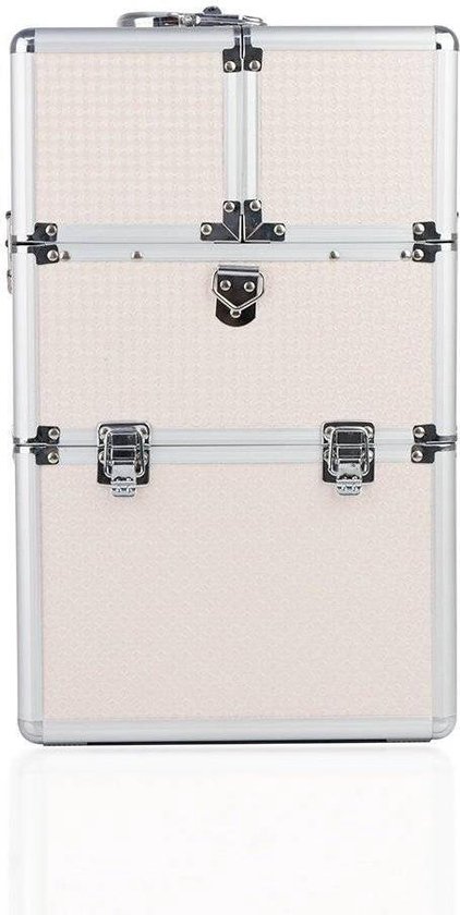 Koffer groot Zalm Wit | bol.com