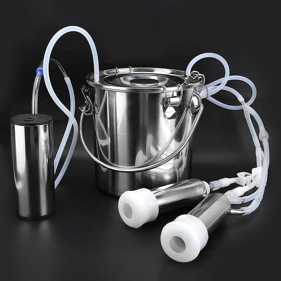 Elektrische Melkmachine 5L met Vacuümpulspomp - Draagbare Melkpomp voor ...
