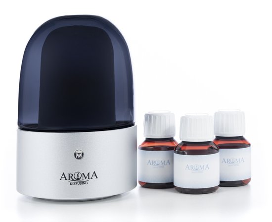 Geurmachine - Geurolie Set - Aroma Diffuser - 60m2 - 7 Kleuren Licht ...