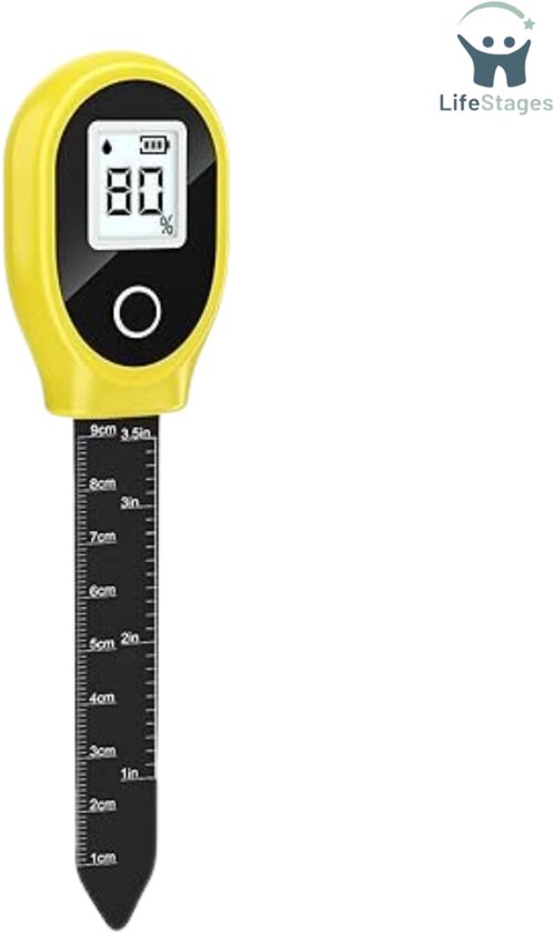 LifeStages - PH Meter Grond - Vochtmeter Voor Planten - Digitale Plant ...