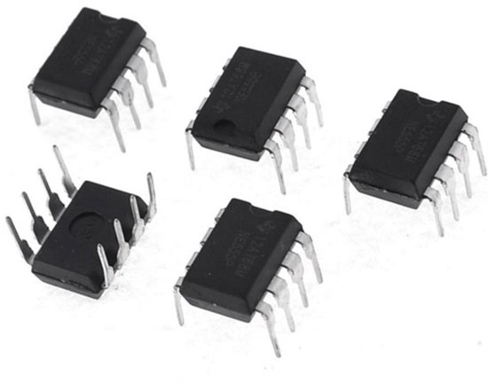 6N137 Optocoupler – High-Speed Photocoupler – 10 Mbit/s – DIP-8 - 5stuks | bol