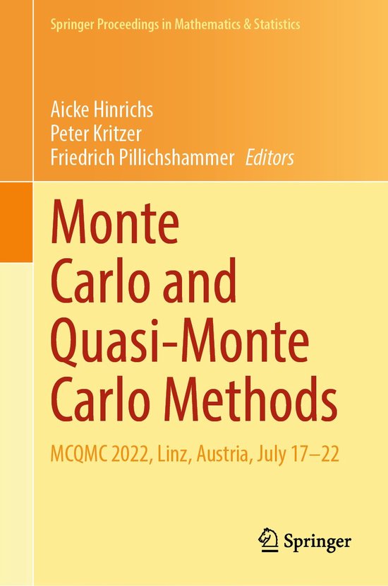 Springer Proceedings in Mathematics & Statistics- Monte Carlo and Quasi-Monte Carlo... | bol