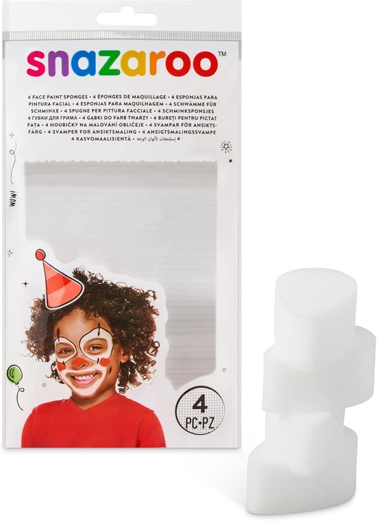 Druppelvormige Make-up Sponsset - 4 Stuks met Fijne Porieën voor ...