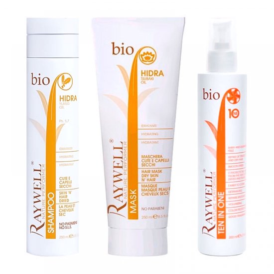 Raywell Hidra Set - Shampoo 250ml - mask 250ml - ten in one | bol