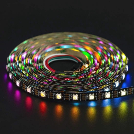 Flexibele RGBW LED Strip 5m - Individueel Adresseerbare 4 Kleur in 1 ...
