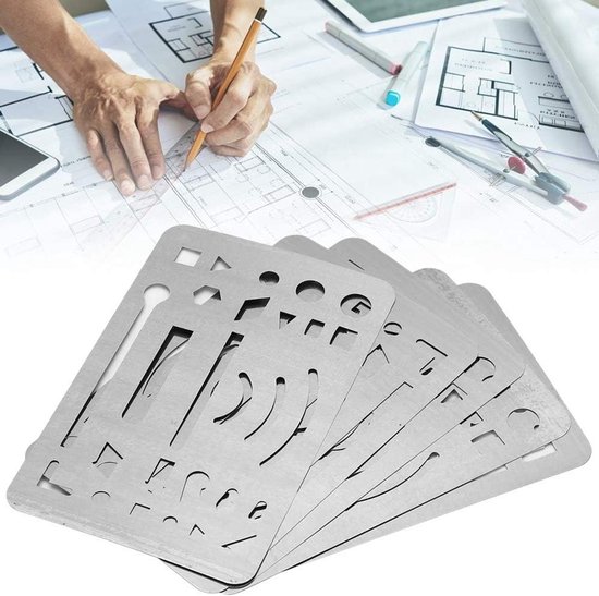 Erasing Shield 27 Holes - Multipurpose Engineering Drawing Template ...