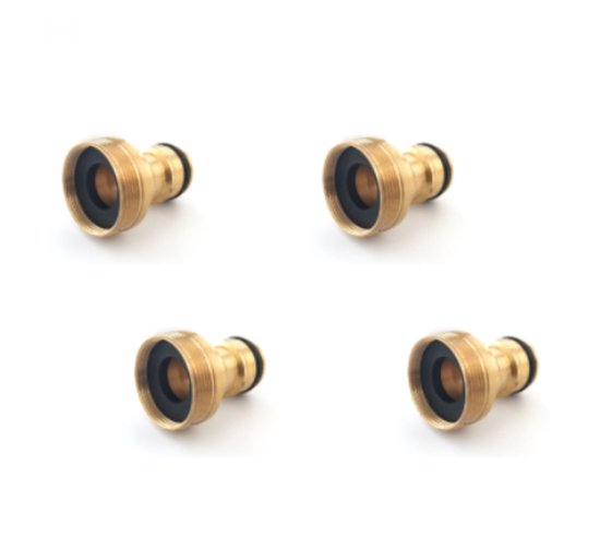 4 stuks - Keuken Kraan Adapter - Universeel - Slangkoppeling - Kraanstuk - Adapter... | bol