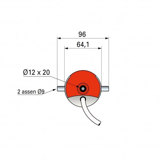Simu T6 buismotor - Kracht: 80 Nm | bol