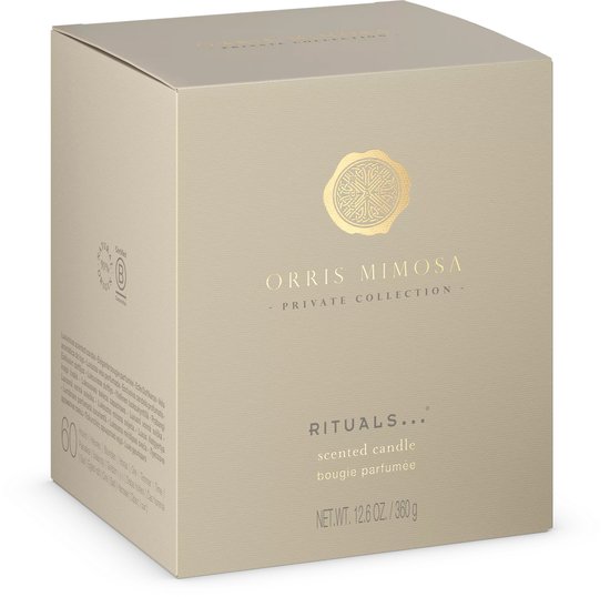 Rituals of Orris Mimosa Scented Candle 360 g - Deze luxe Geurkaars | bol