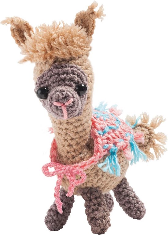 Mini Haakset voor het Maken van een Schattige Lama - Compleet met ...