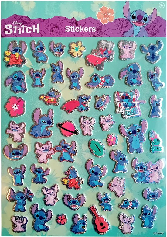 Disney - Stitch - Foam stickers - 50 stuks | bol