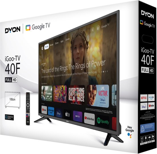 DYON LED-TV iGoo-TV 40F, 100 cm (40''), EEK F, FullHD | bol