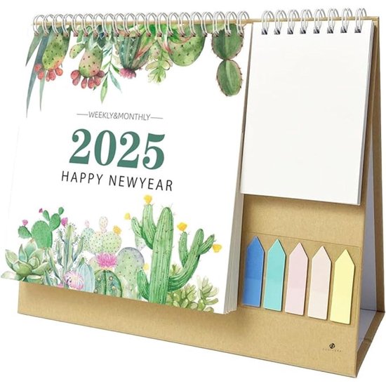 Bureau Kalender 2025 - Bureaukalender 2025 Staand - Bureau Kalender ...