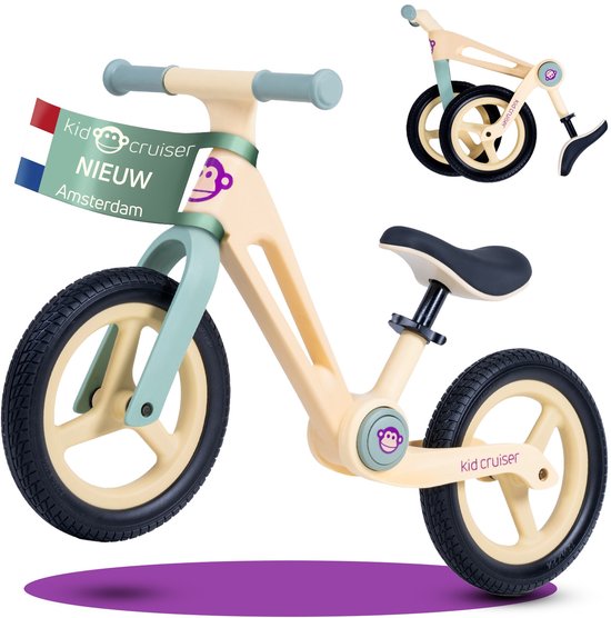 Kidcruiser Loopfiets 2+ Jaar - Lichtgewicht & Inklapbaar design ...