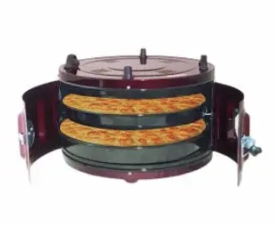 Royal Swiss ® Elektrische oven - Vrijstaande ronde oven - 1200W - 37 ...