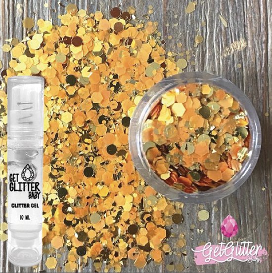 GetGlitterBaby® - Biologische / Biologisch afbreekbare Gouden Chunky Festival Glitters... | bol