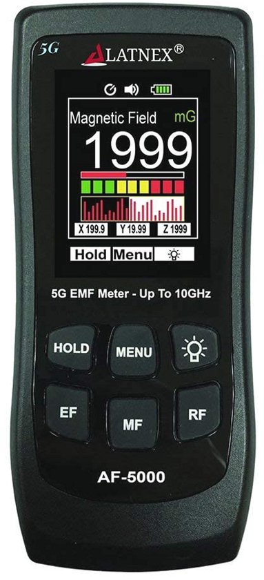 5G EMF-meter en RF-detectortester voor elektromagnetische velden | bol