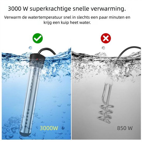 Elektrische Waterverwarmer / Dompelverwarming-Dompelaar Type 3000W-70 ...