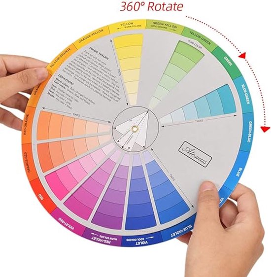 creative colour wheel, instruction manual for learning the paint ...