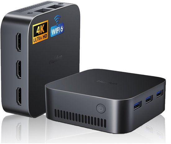 Huidun H20 Mini PC - Intel N97 - 16GB LPDDR5 - 512GB SSD - Windows 11 ...