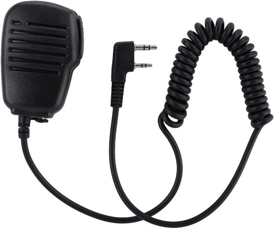 Waterdichte 2 Pin Mini PTT Handheld Schouder 2 Manier Radio Externe ...