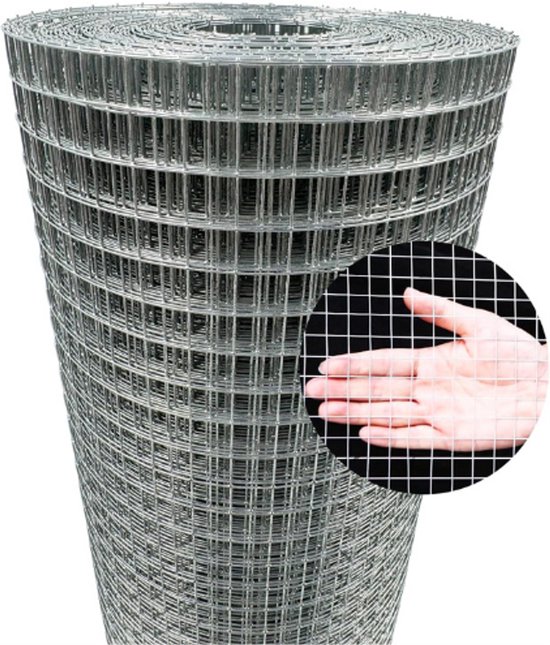 Woelmuisrooster 0,4m x 10m – Fijnmazig Verzinkt Metaal Rooster ...