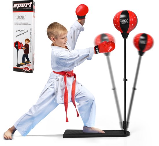 Verstelbare Boksbal voor Kinderen van 85-130 cm - Compleet met ...
