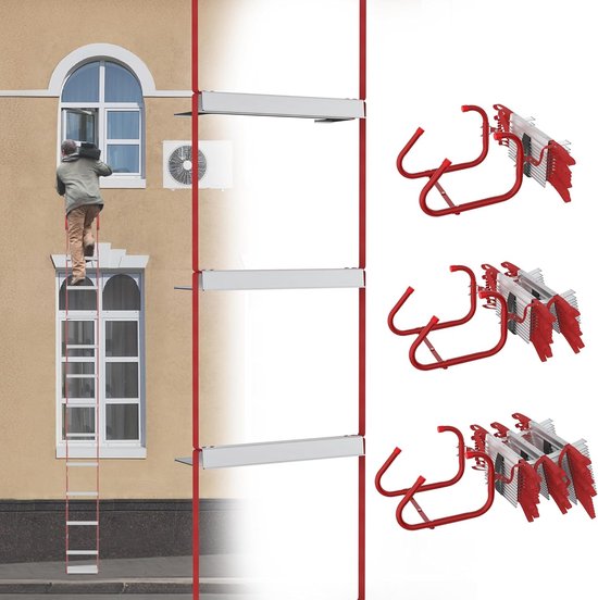 Vluchtladder Feuerleiter 15 M Reddingsgeleider Brei- Geleider Vuur ...