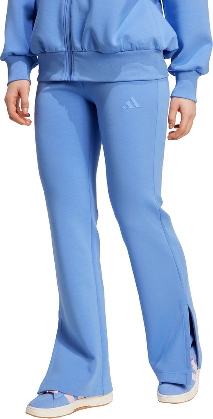 adidas Sportswear Soft Lux Flared Broek - Dames - Blauw- L | bol