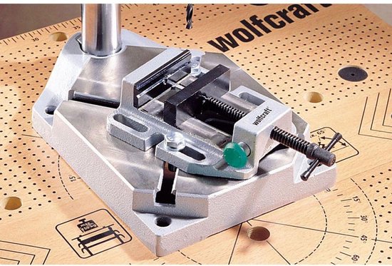 wolfcraft - Machineklem voor Kolomboor en Tafelboormachine - Bankschroef - 3423000 | bol.com