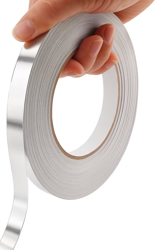 naadband - Tegel schoonheidsstickers - Zilver - 2 cm breed x 50 m lang ...