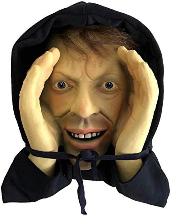 Levensecht griezelclownmasker - Griezelig peeper voor Halloween ...