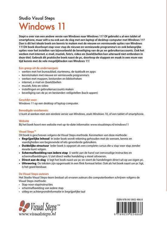 Basisgids Windows 11 - Leer werken met de nieuwe opties - boek | bol