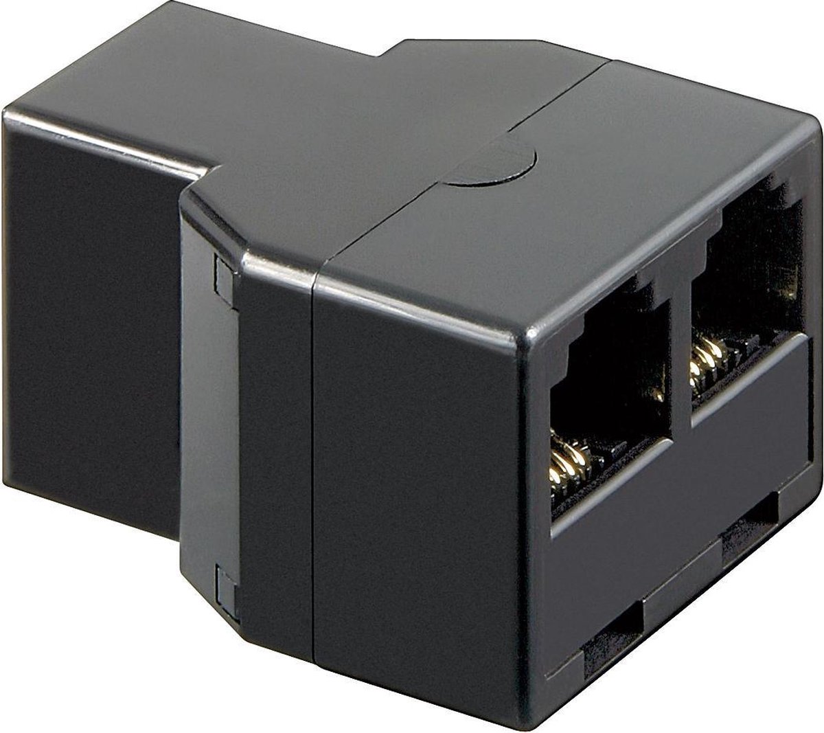 RJ11 (v) - 2x RJ11 (v) telefoon splitter / zwart | bol.com