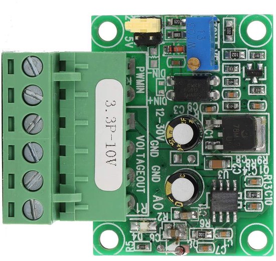 Voltage Converter Module 3.3V PWM Signal to 0-10V PWM Digital Analog Converter Module | bol